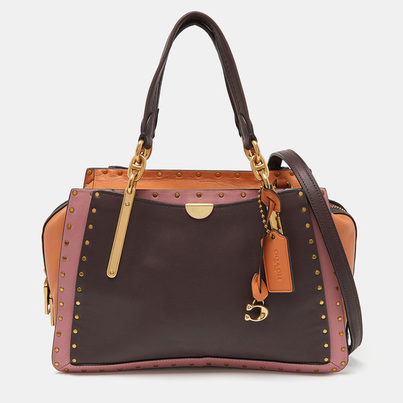 Coach | Bags | Coach Multicolor Leather Dreamer Satchel | Poshmark